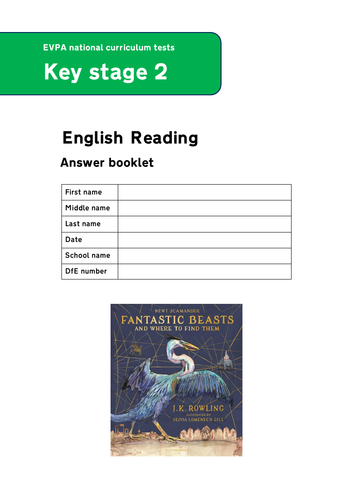 Fantastic Beasts SATs Style Reading Questions | Teaching Resources