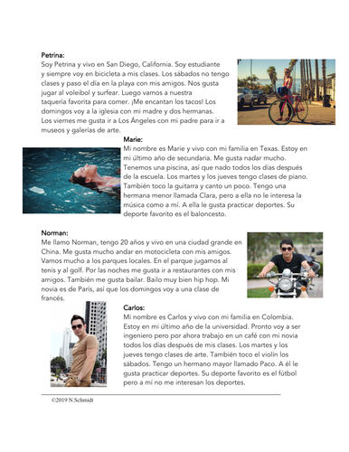 Spanish Hobbies Bundle: Los pasatiempos - TOP 5 Resources at 40% off ...