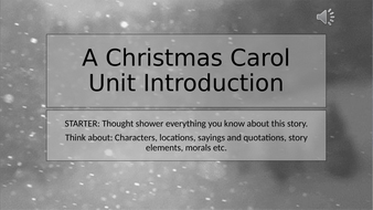 AQA English Literature - A Christmas Carol: Complete Unit of Work ...