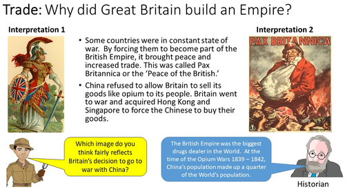 Card Sort - Why did Great Britain build an Empire? | Teaching Resources