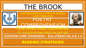 THE BROOK - AUTOBIOGRAPHICAL POEM : LESSON PRESENTATION | Teaching ...