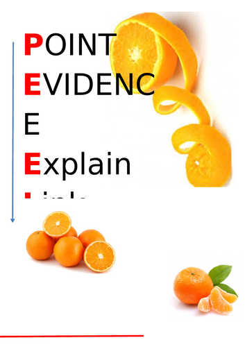 Point Evidence Explain Link poster | Teaching Resources Point Evidence Explain Link poster | Teaching Resources