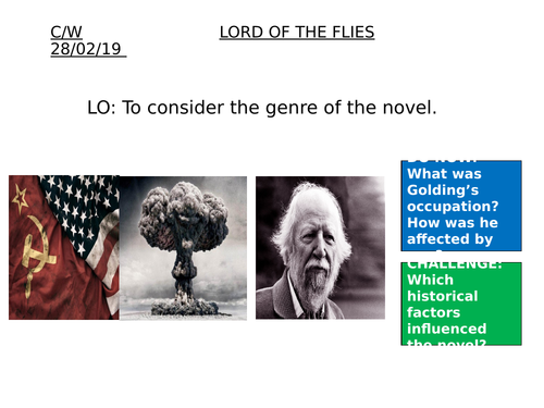 Lord of the Flies - Dystopian Fiction | Teaching Resources