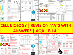 B1 Revision Mats | 4.1 Cell Biology | AQA | With Answers | Teaching ...