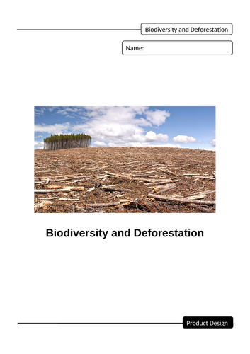 Biodiversity & Deforestation | Teaching Resources