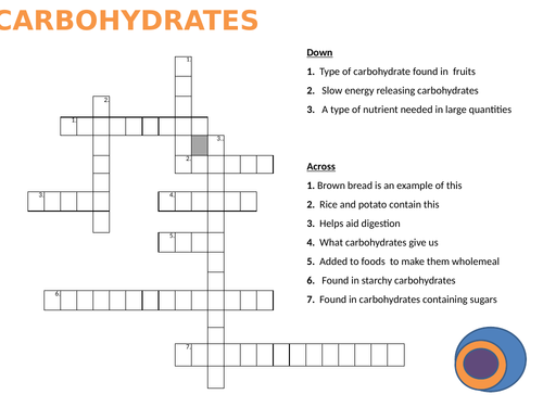 10 Nutrition worksheets, puzzles and crosswords. | Teaching Resources