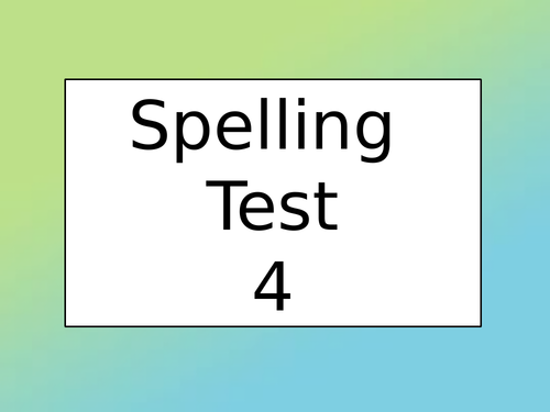 Literacy Quizzes and Spelling Tests | Teaching Resources