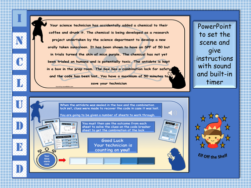 Current Electricity KS3 - Save the Technician Escape Room | Teaching ...