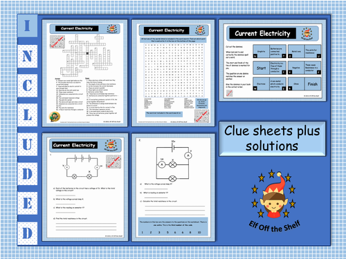 Current Electricity KS3 - Save the Technician Escape Room | Teaching ...