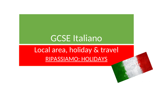 NEW ITALIAN GCSE REVISION RESOURCES | Teaching Resources