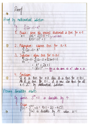 A-level Further Maths (Pure) Revision Notes and Example Questions ...