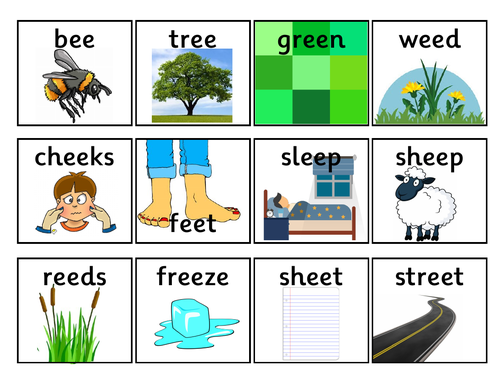 Alternative Spellings for 'ee' | Teaching Resources