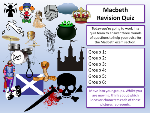 Macbeth Revision Quiz | Teaching Resources