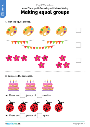 Y1 Summer Term – Block 1: Number: Multiplication & Division – Making ... Y1 Summer Term – Block 1: Number: Multiplication & Division – Making ...