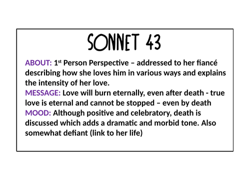 Edexcel Relationships Anthology Poetry Revision | Teaching Resources