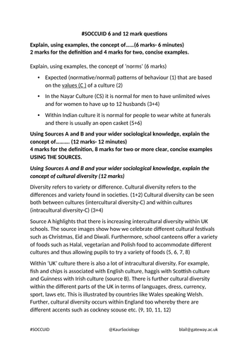 Sociology #SOCCUID Culture, Socialisation and Identity Lesson 6 ...