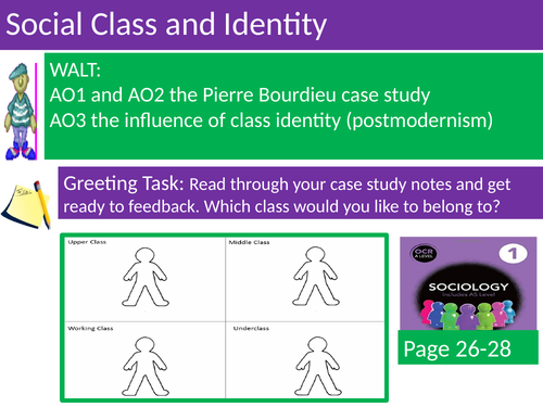 Sociology #SOCCUID Culture, Socialisation and Identity Lesson 36-37 ...