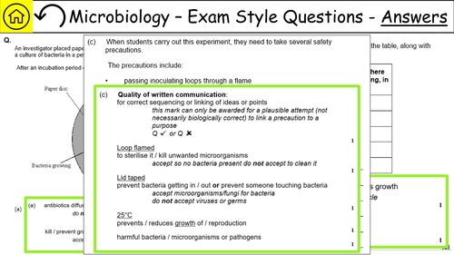 AQA GCSE Science Biology Required Practical Revision 9-1 | Teaching ...