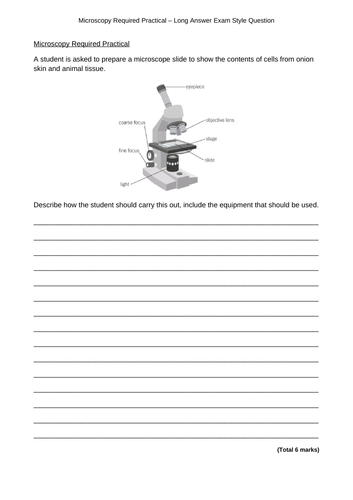 AQA GCSE Science Biology Required Practical Revision 9-1 | Teaching ...
