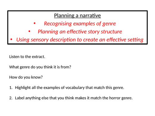 Telling Tales - A Narrative Unit | Teaching Resources