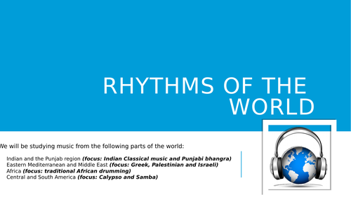 OCR GCSE Rhythms of the World (48 slides) | Teaching Resources