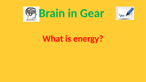 KS3 Energy Stores and Transfers | Teaching Resources