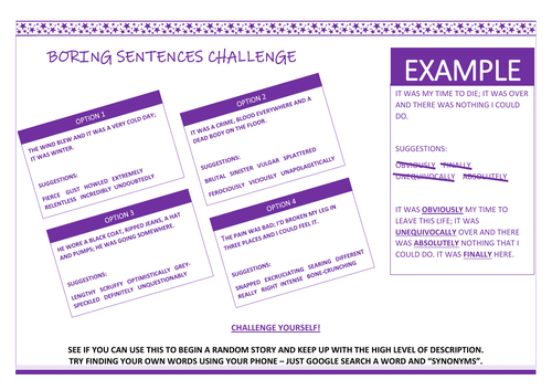 AQA 8700/1 GCSE English Language Creative Writing Starters | Teaching ...