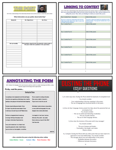 Dusting the Phone Comprehension Activities Booklet! | Teaching Resources