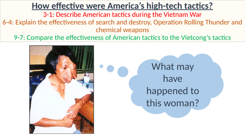 The Vietnam War (KS3) full SOW and resources | Teaching Resources