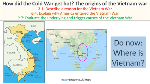 The Vietnam War (KS3) full SOW and resources | Teaching Resources
