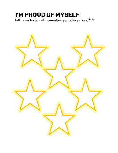 Building Self Esteem: I'm Proud of Myself | Teaching Resources