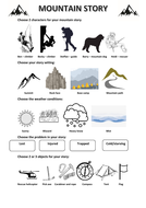 Mountain adventure Story Planner | Teaching Resources