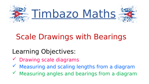 Scale Drawings with Bearings | Teaching Resources