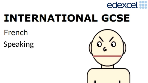 Edexcel IGCSE French Speaking : Task A (Picture description ...
