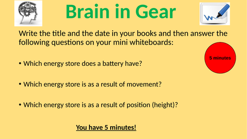 KS3 Kinetic Energy | Teaching Resources