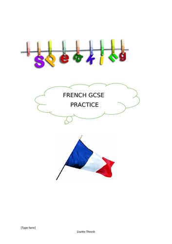French GCSE ORAL PRACTICE | Teaching Resources