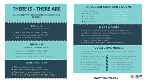 There Is There Are ESL Lesson Plan A1 Beginner | Teaching Resources