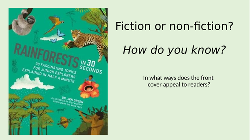 Whole Class Reading Powerpoint and Questions on Rainforests in 30 ...