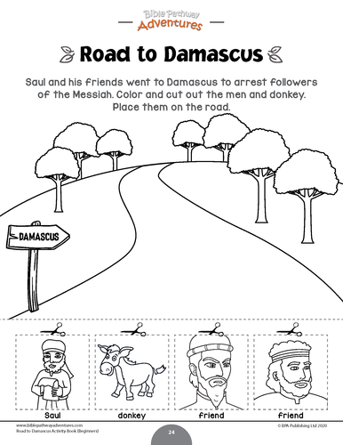 Road to Damascus Activity Book for Beginners | Teaching Resources