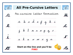 Pre-Cursive Handwriting | Teaching Resources