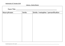 The Lost Words Poetry unit of work | Teaching Resources