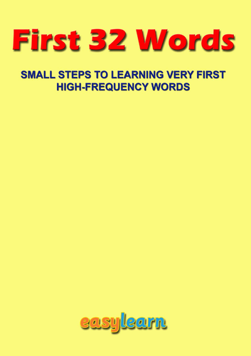 FIRST 32 WORDS | Teaching Resources