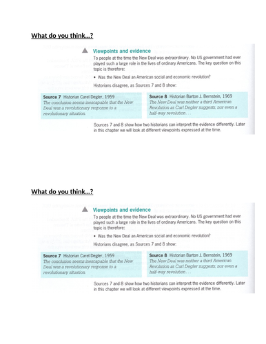 Opposition to the New Deal | Teaching Resources