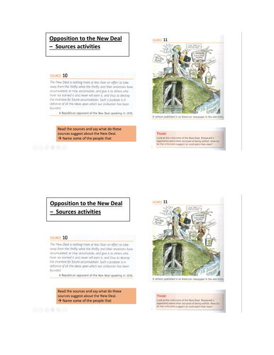 Opposition to the New Deal | Teaching Resources
