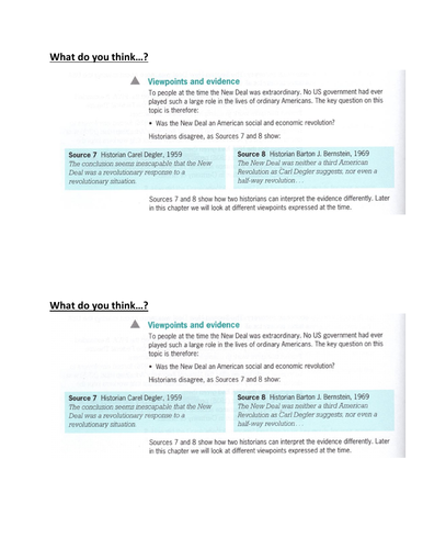 Opposition to the New Deal | Teaching Resources