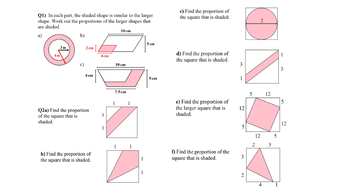 Proportion of Shapes | Teaching Resources