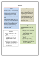 Mini text comprehension for functional skills | Teaching Resources