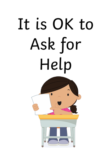 Its OK to Ask for help Social story | Teaching Resources