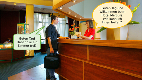 Booking a Hotel Room Role Play | Teaching Resources