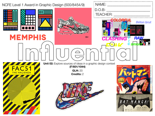 NCFE L1 Graphic Design UNIT 02 SCHEME OF WORK | Teaching Resources